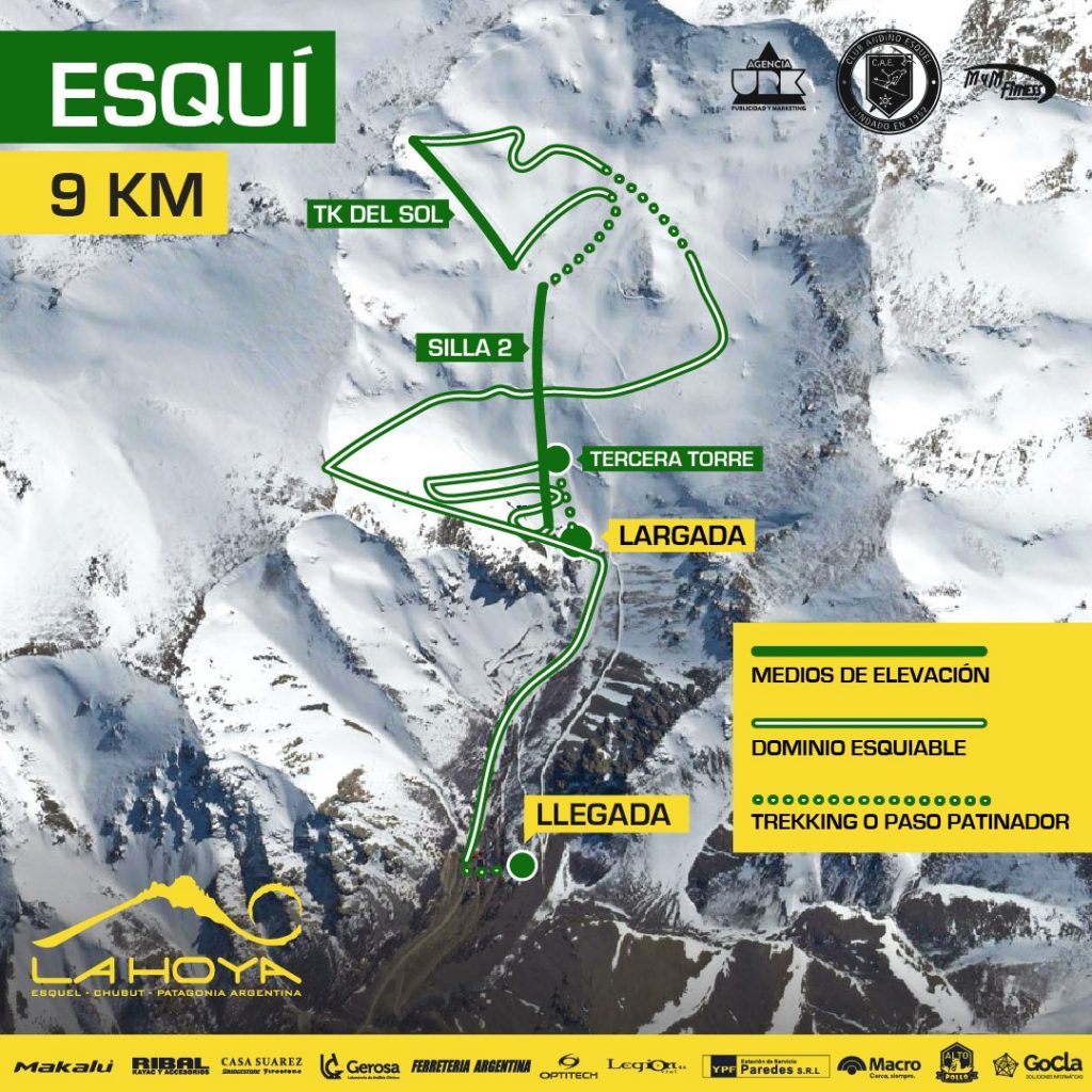 Mapas circuito Largo – Tetra Esquel 2023