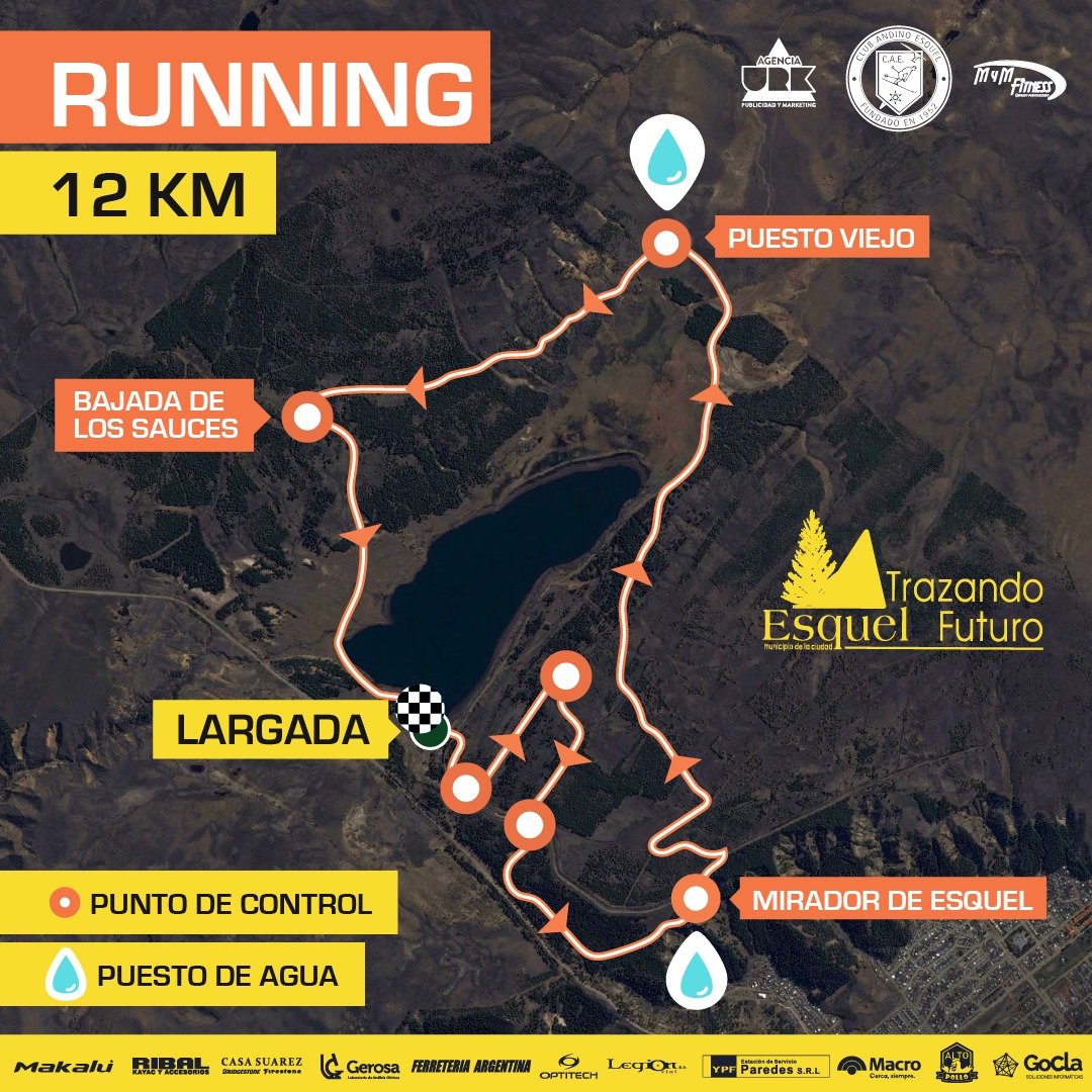 Mapas circuito Largo – Tetra Esquel 2023